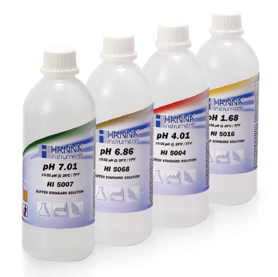 HANNA: Solución de calibración técnica de pH 6.86 (500 mL)